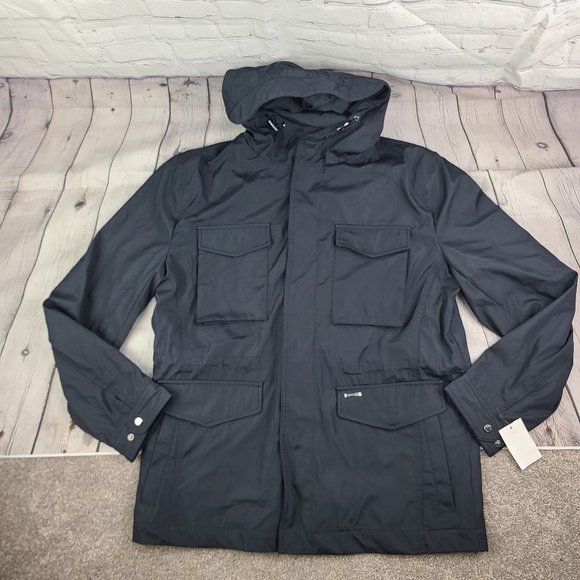 Michael Kors | Jackets & Coats | Michael Kors Hooded Travel Engineered ...
